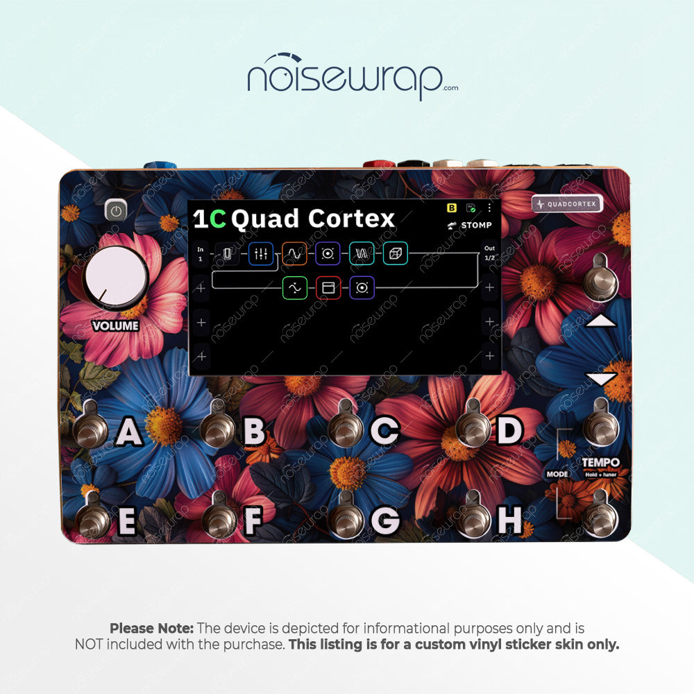 Vintage Floral - Vinyl Skin for QC – NoiseWrap
